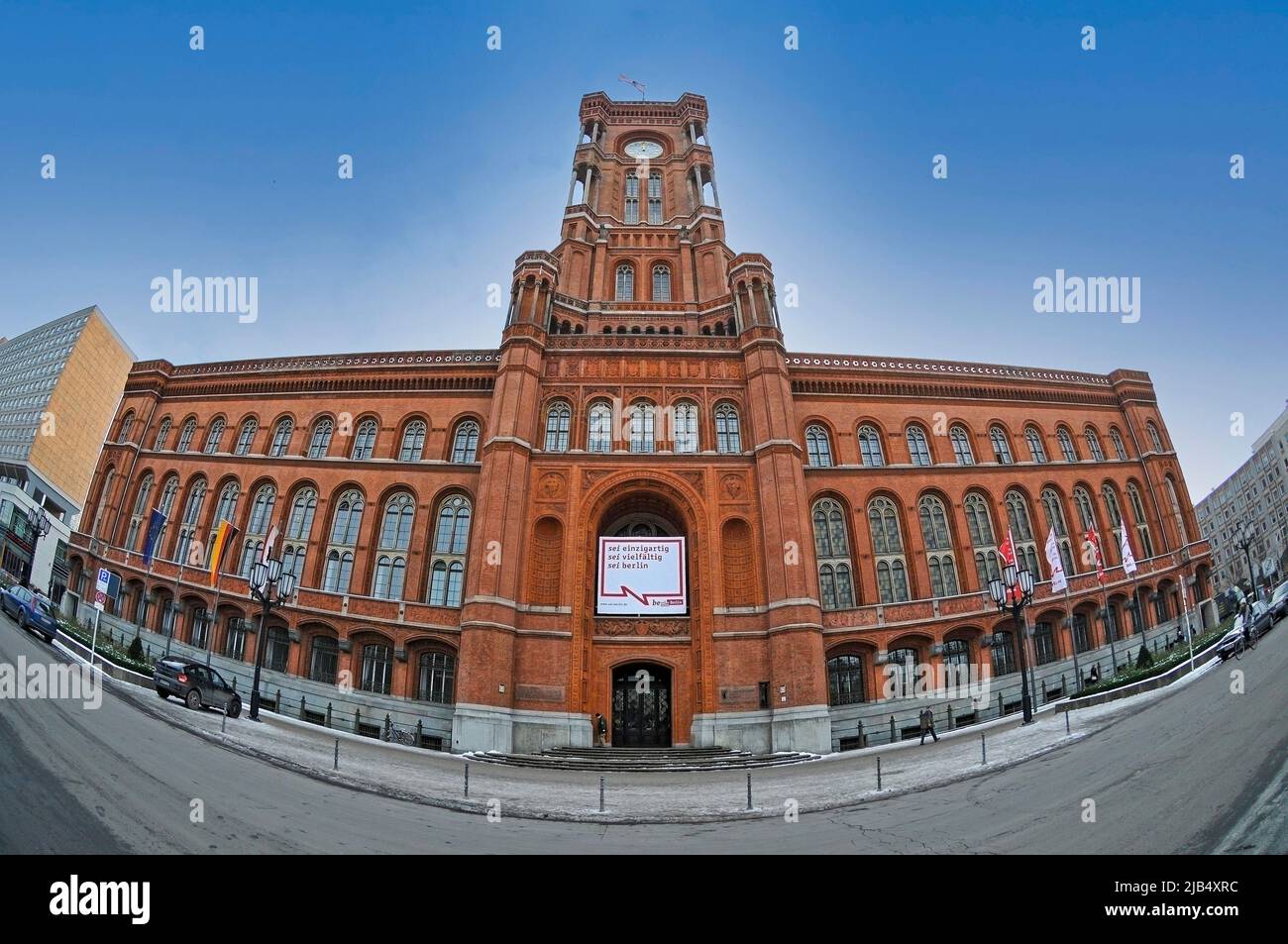 Red townhall berlin hi-res stock photography and images - Alamy