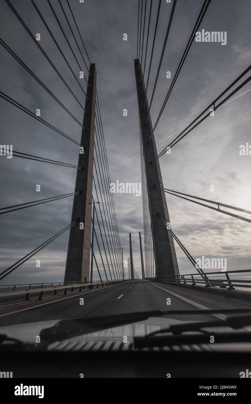 Car driving through bridge hi-res stock photography and images - Alamy