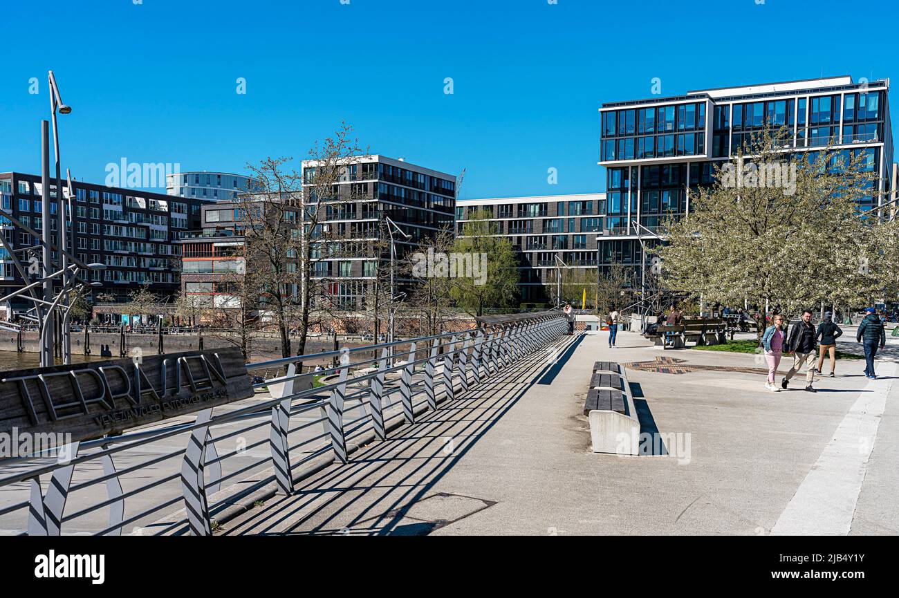 Marco Polo Terraces at Grasbrookhafen, Hamburg, Germany Stock Photo - Alamy