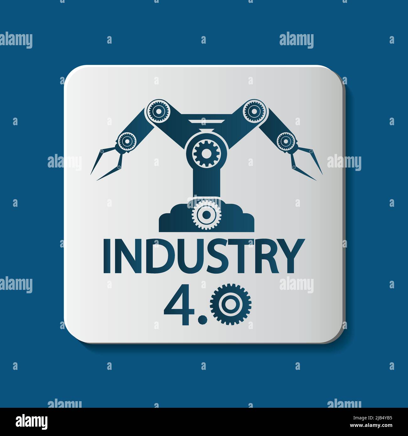 Industry 4.0 icon,Technology concept.vector illustration Stock Vector ...