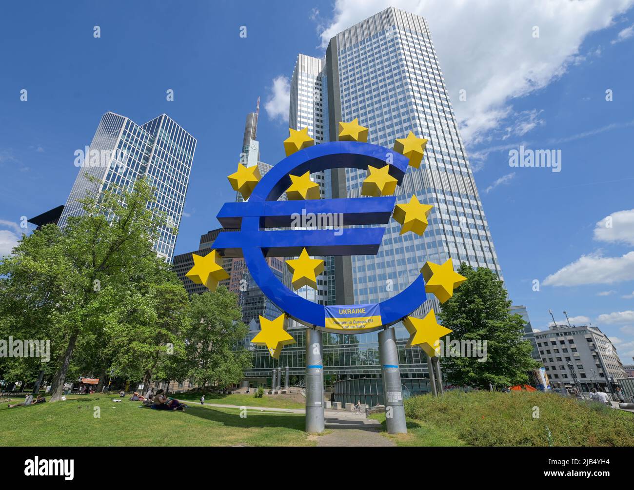 Euro logo hi-res stock photography and images - Alamy