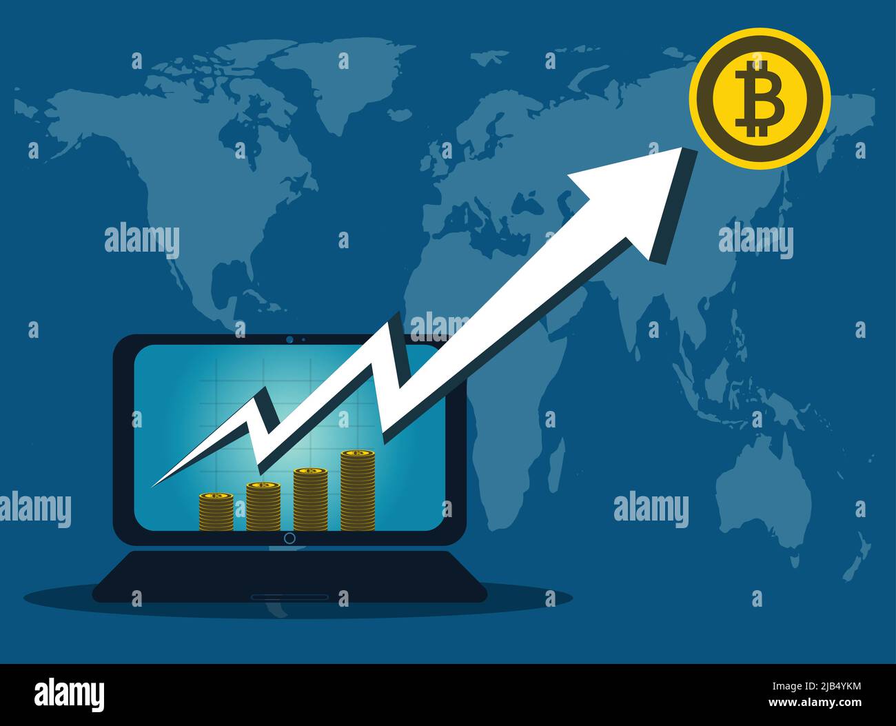 Digital cursor map hi-res stock photography and images - Alamy