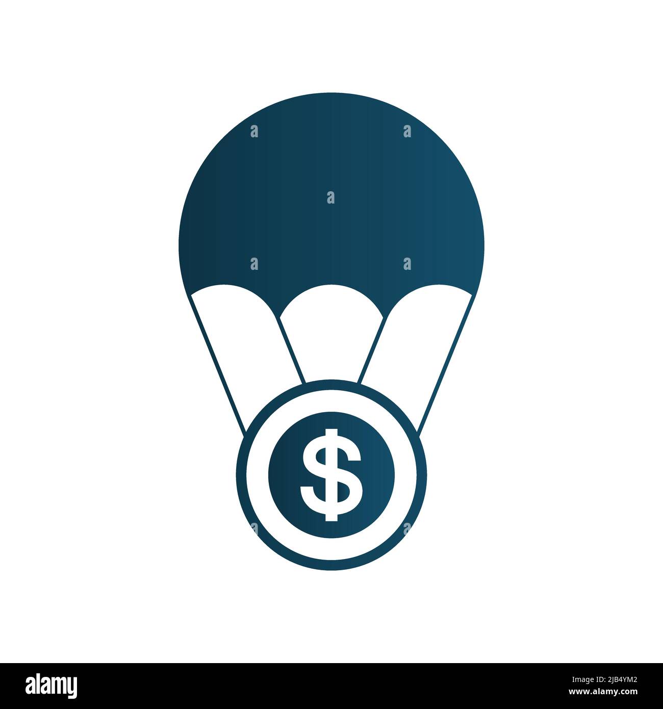 Money rain flat cartoon Stock Vector Images - Alamy