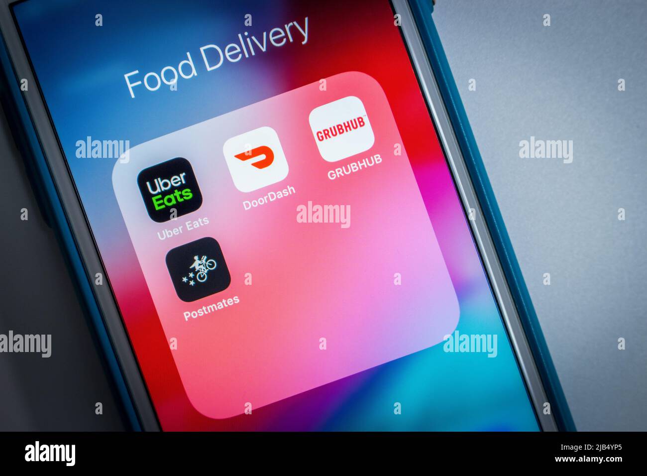 Kumamoto, Japan - May 7 2020 : 4 US popular prepared food delivery ...