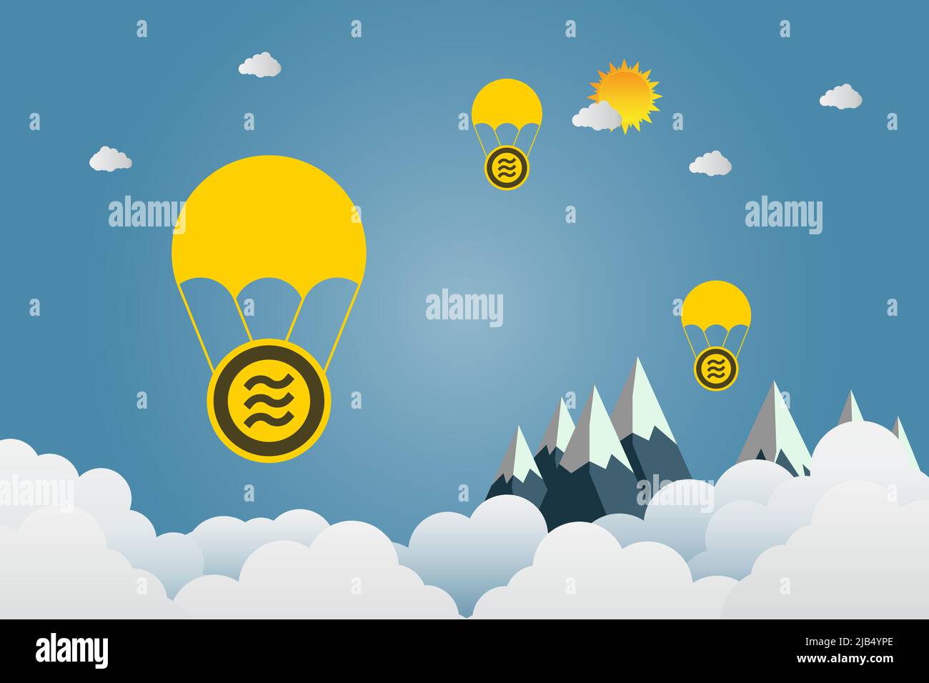 Libra coin flat vector.logo finance,Vector Illustration Stock Vector ...