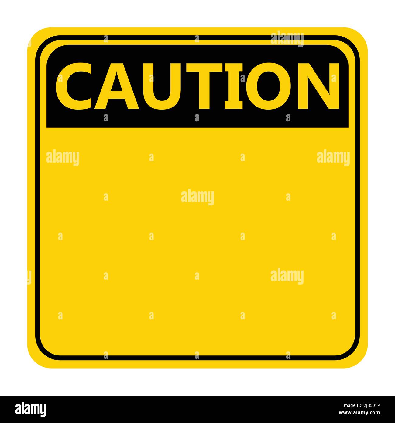 symbol yellow caution sign icon on white background Stock Vector Image ...