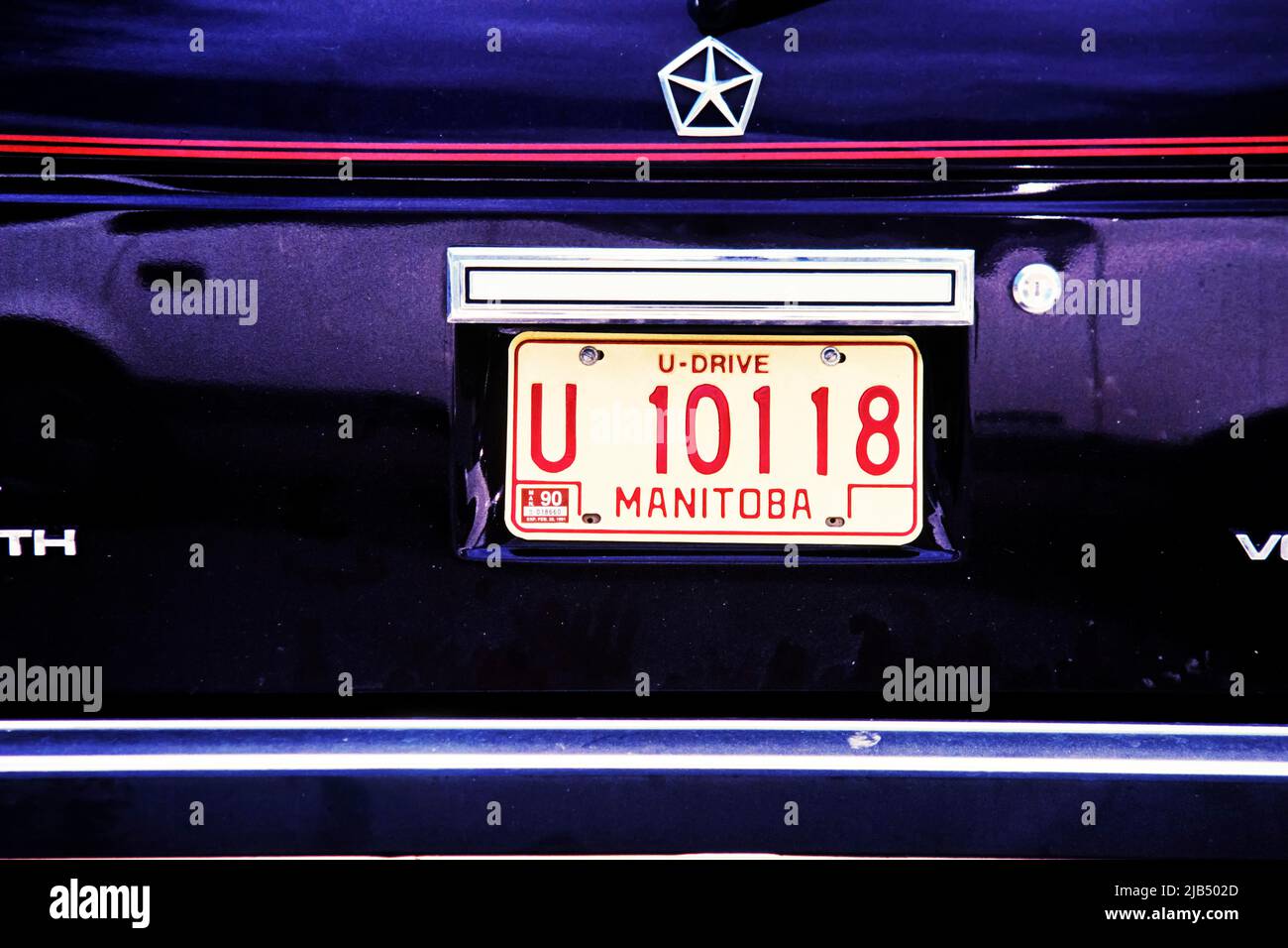 Canada license plate hi-res stock photography and images - Alamy