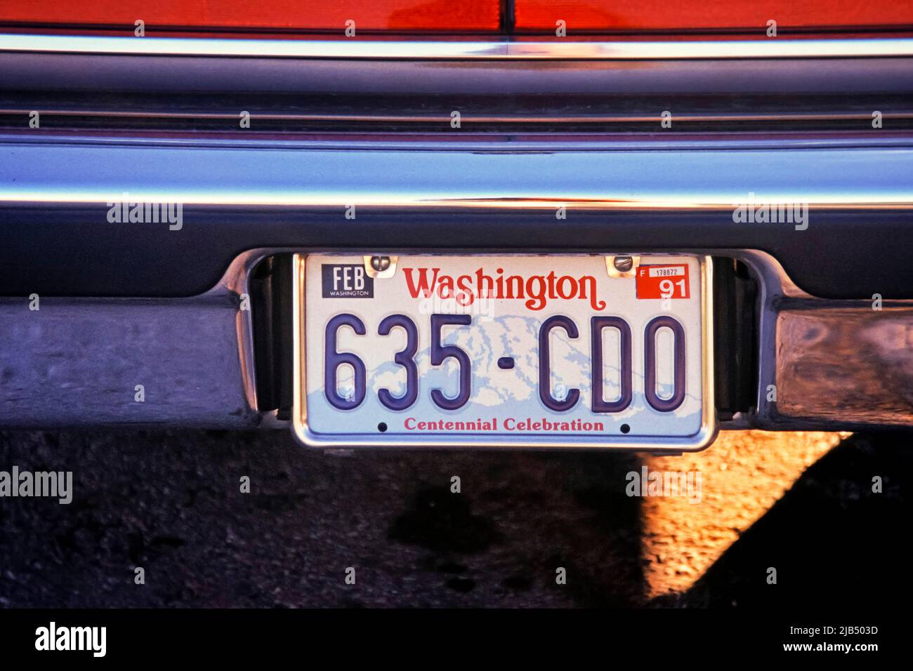 Washington license plate hi-res stock photography and images - Alamy