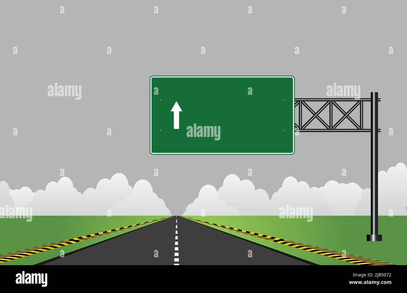 Green Interstate Signs