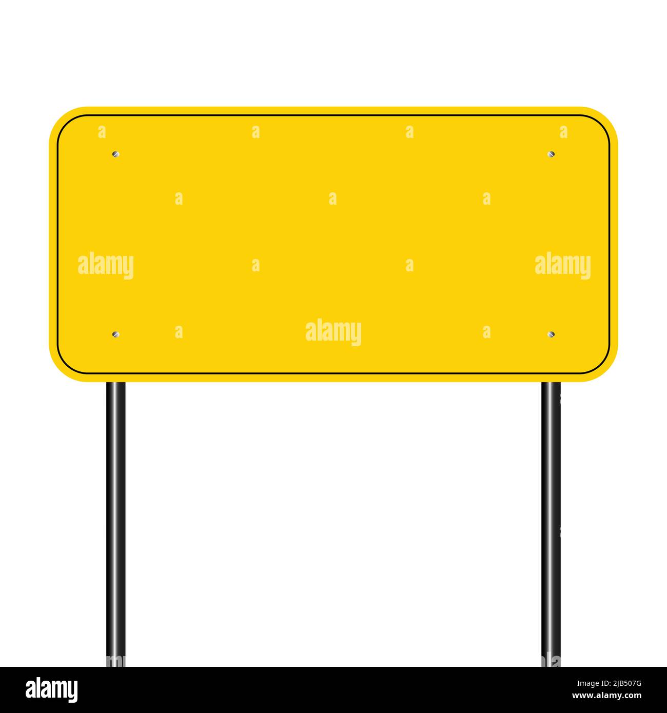 sign road yellow,Sign yellow on white background.vector illustration ...