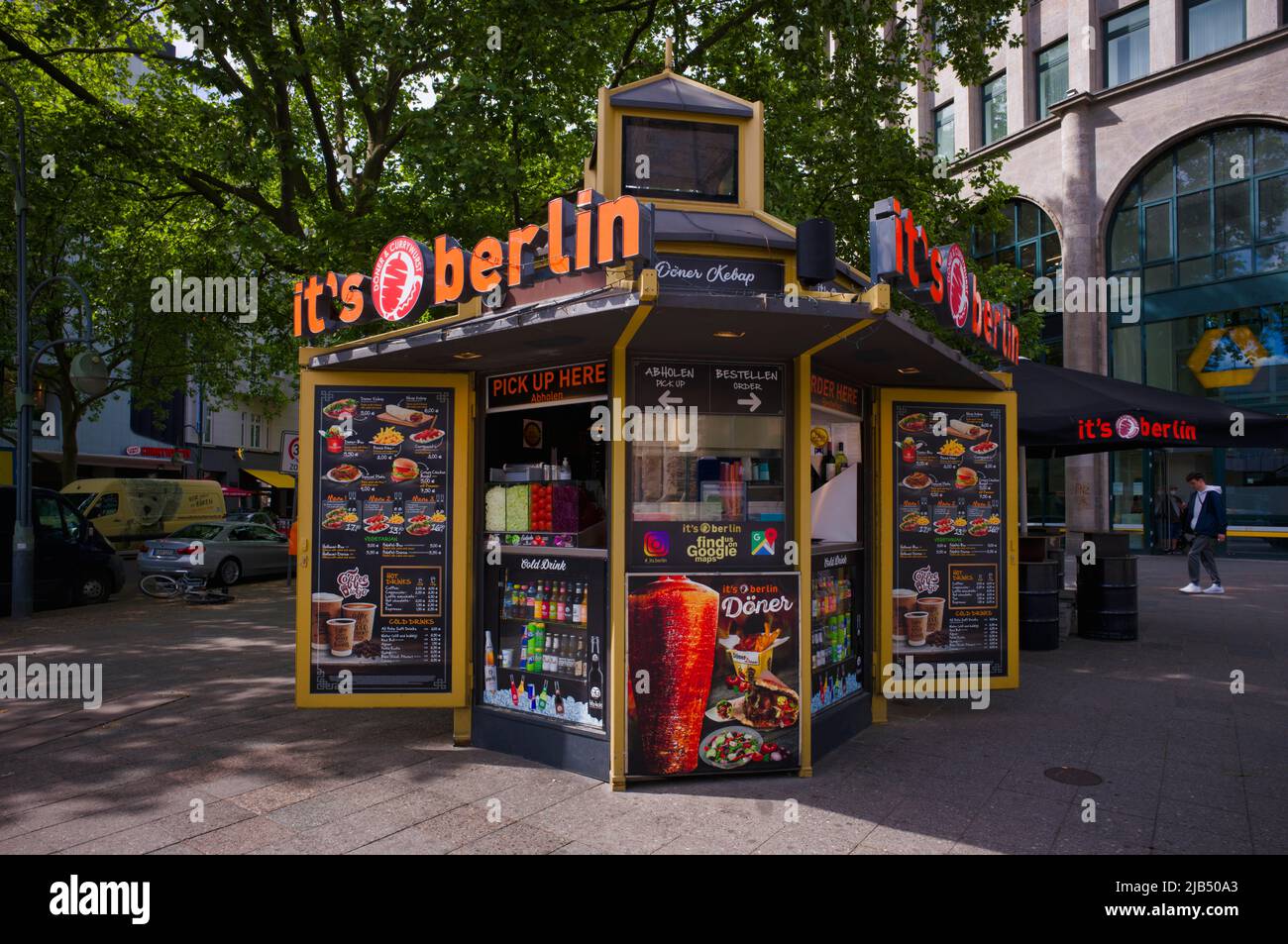 Doner kebab outlet, Berlin, Germany Stock Photo - Alamy
