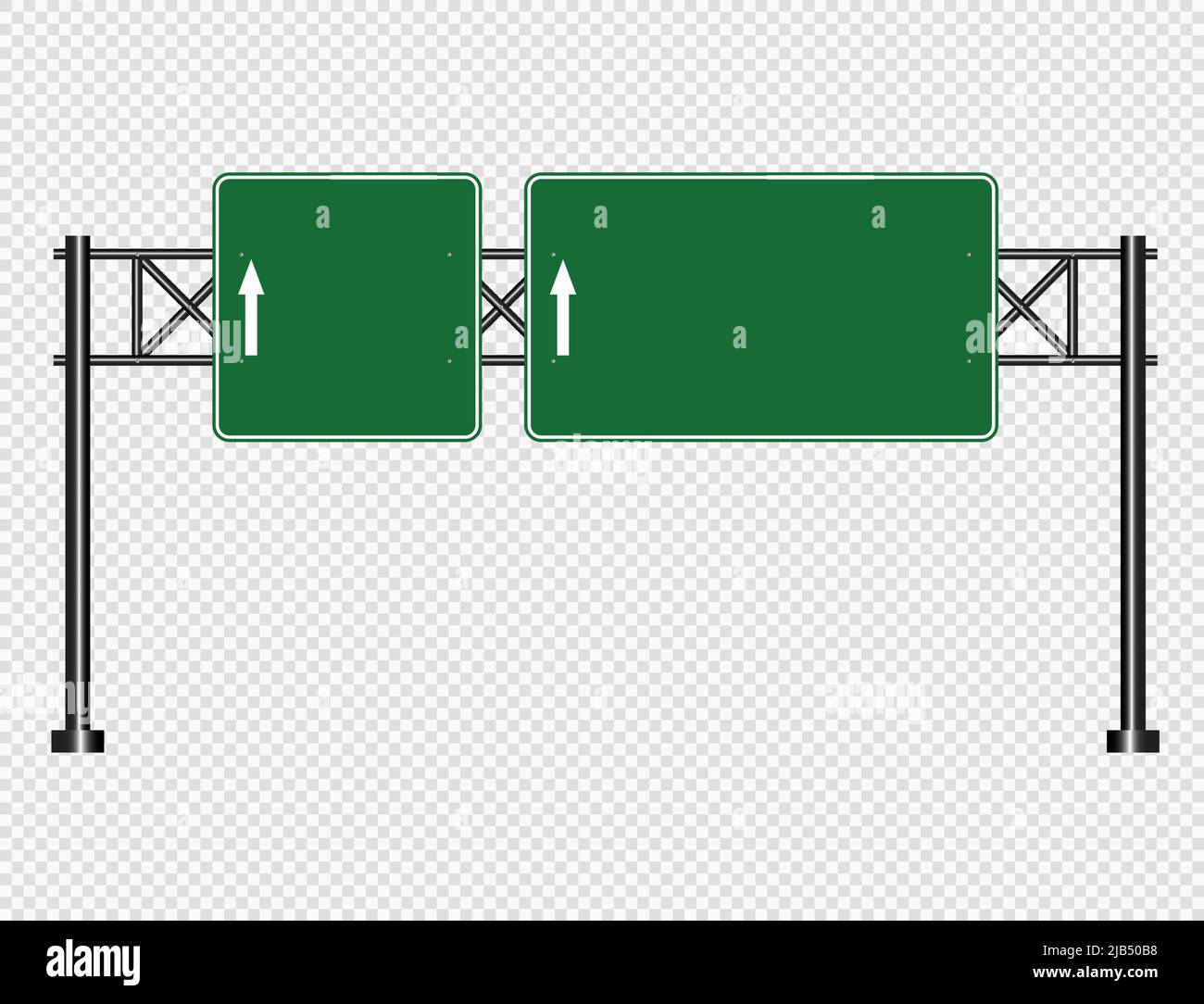 Green traffic sign Stock Vector Images - Alamy