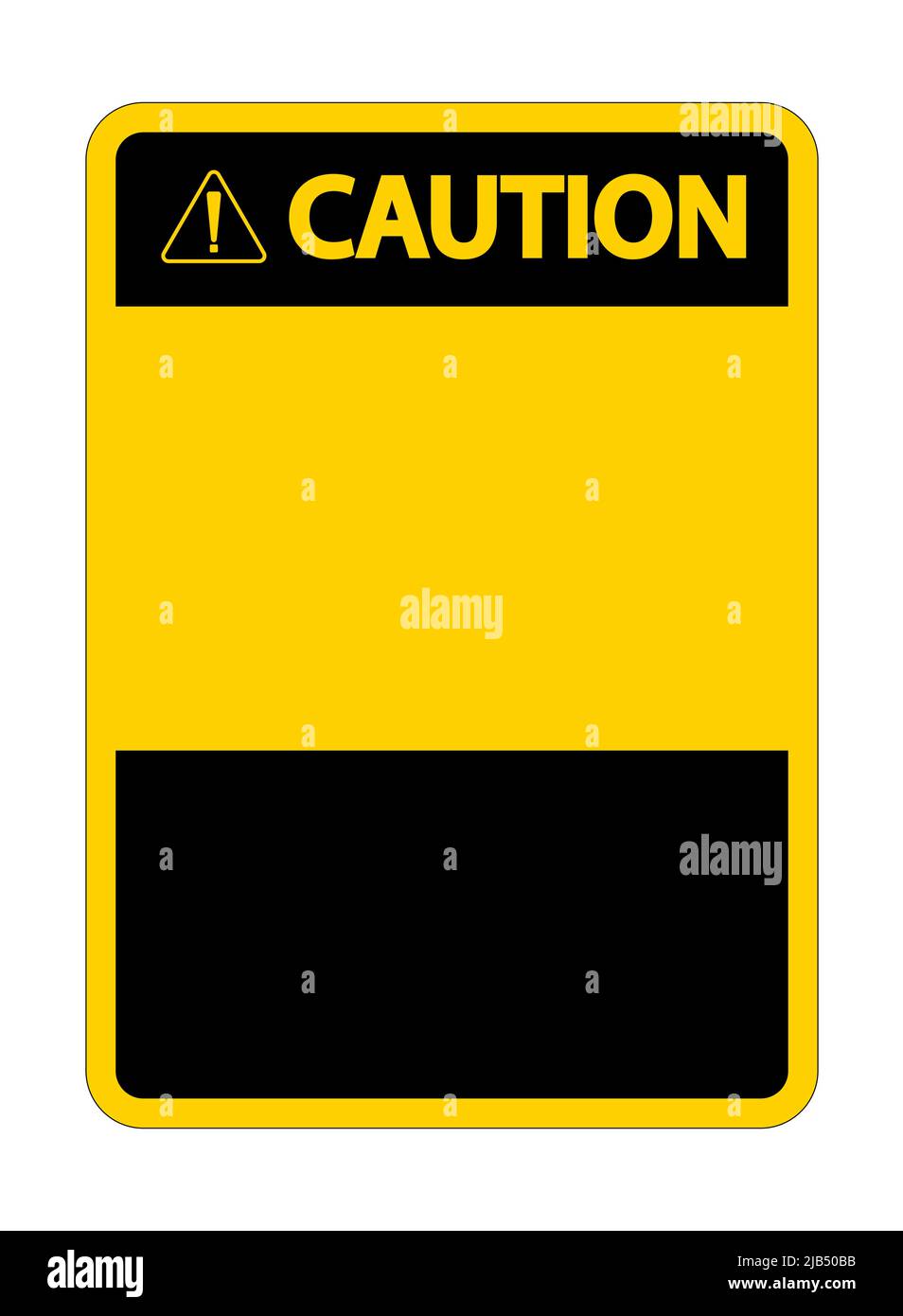 symbol yellow caution sign icon on white background Stock Vector Image ...