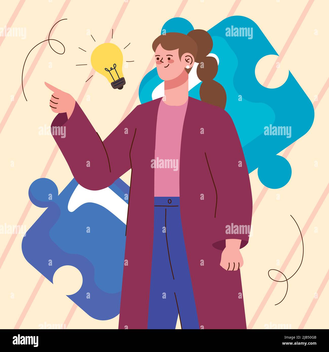 Innovative pieces Stock Vector Images - Alamy