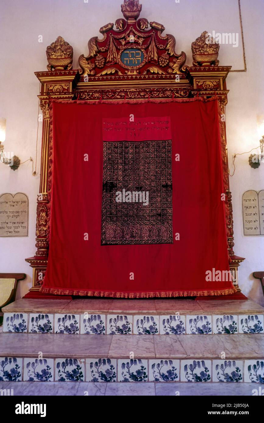 The Paradesi Synagogue of Mattancherry in kochi, built in 1568 A. D ...