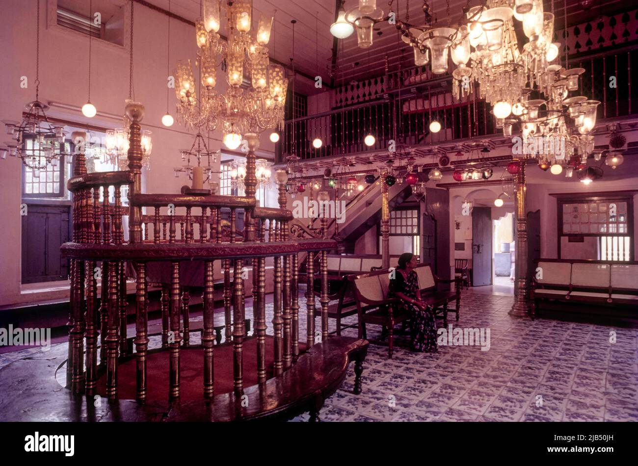 The Paradesi Synagogue of Mattancherry in kochi, built in 1568 A. D ...