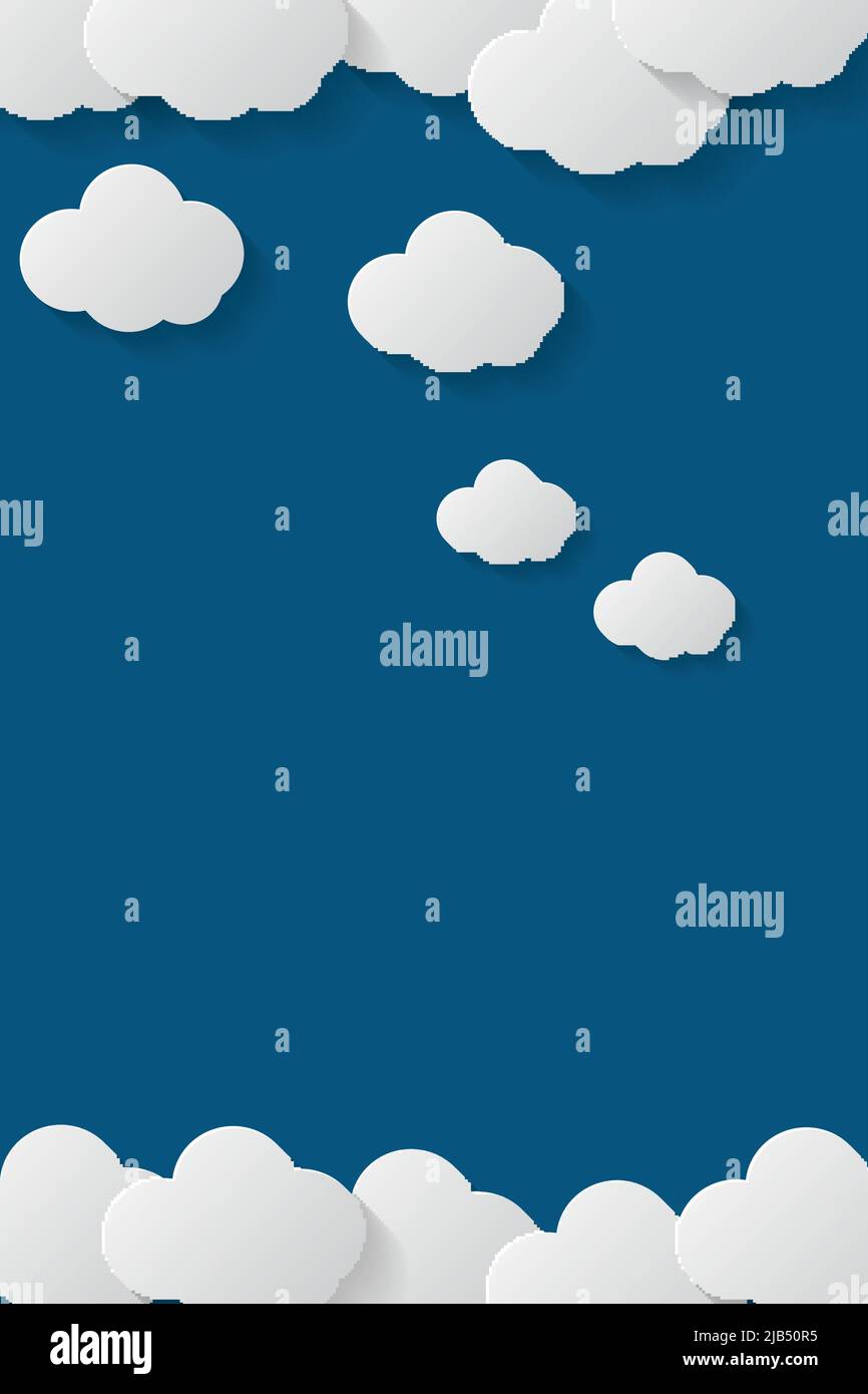cloud set background.Cloud flat.llustration vector Stock Vector Image ...