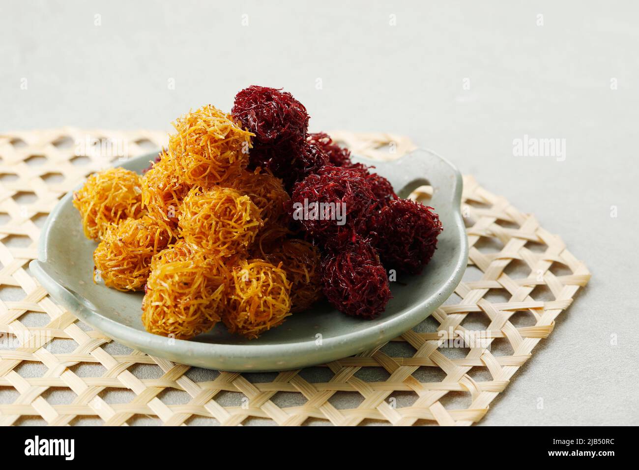 Grubi Kremes Ubi, Indonesian Snack Made from Sweet Potato and Sugar ...