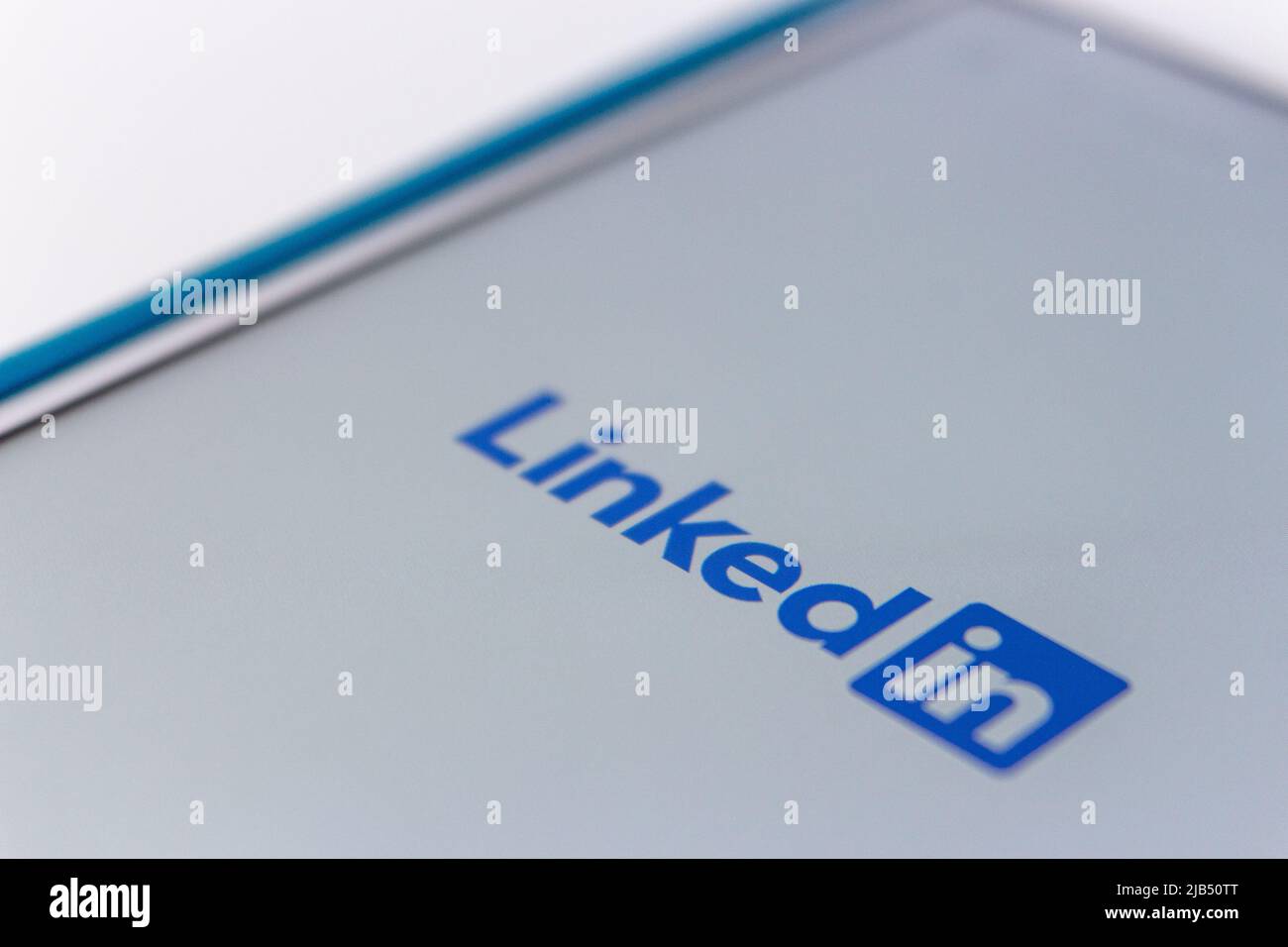 Kumamoto / JAPAN - Nov 17 2020 : Logo of LinkedIn, an US business ...