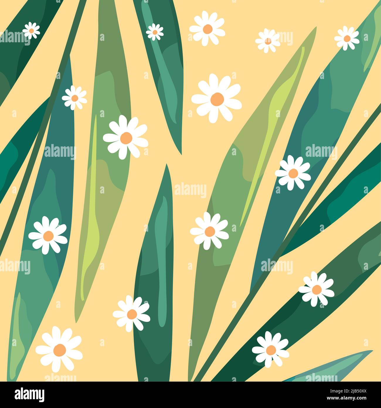 white flowers spring pattern Stock Vector Image & Art - Alamy