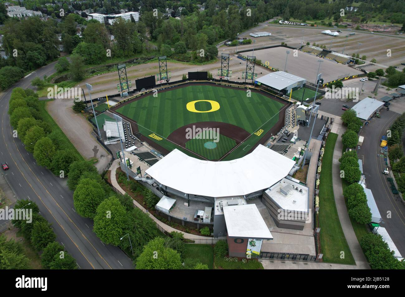 A general overall aerial view of PK Park, Friday, May 27, 2022, in ...