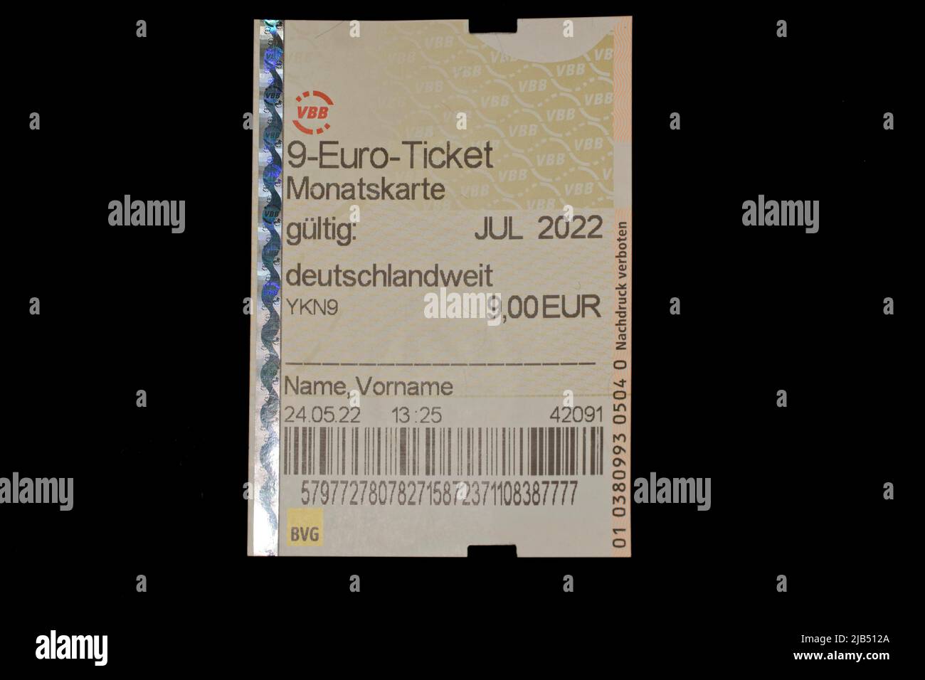 9 euro Ticket for the month of July, Studio Photography with Black ...