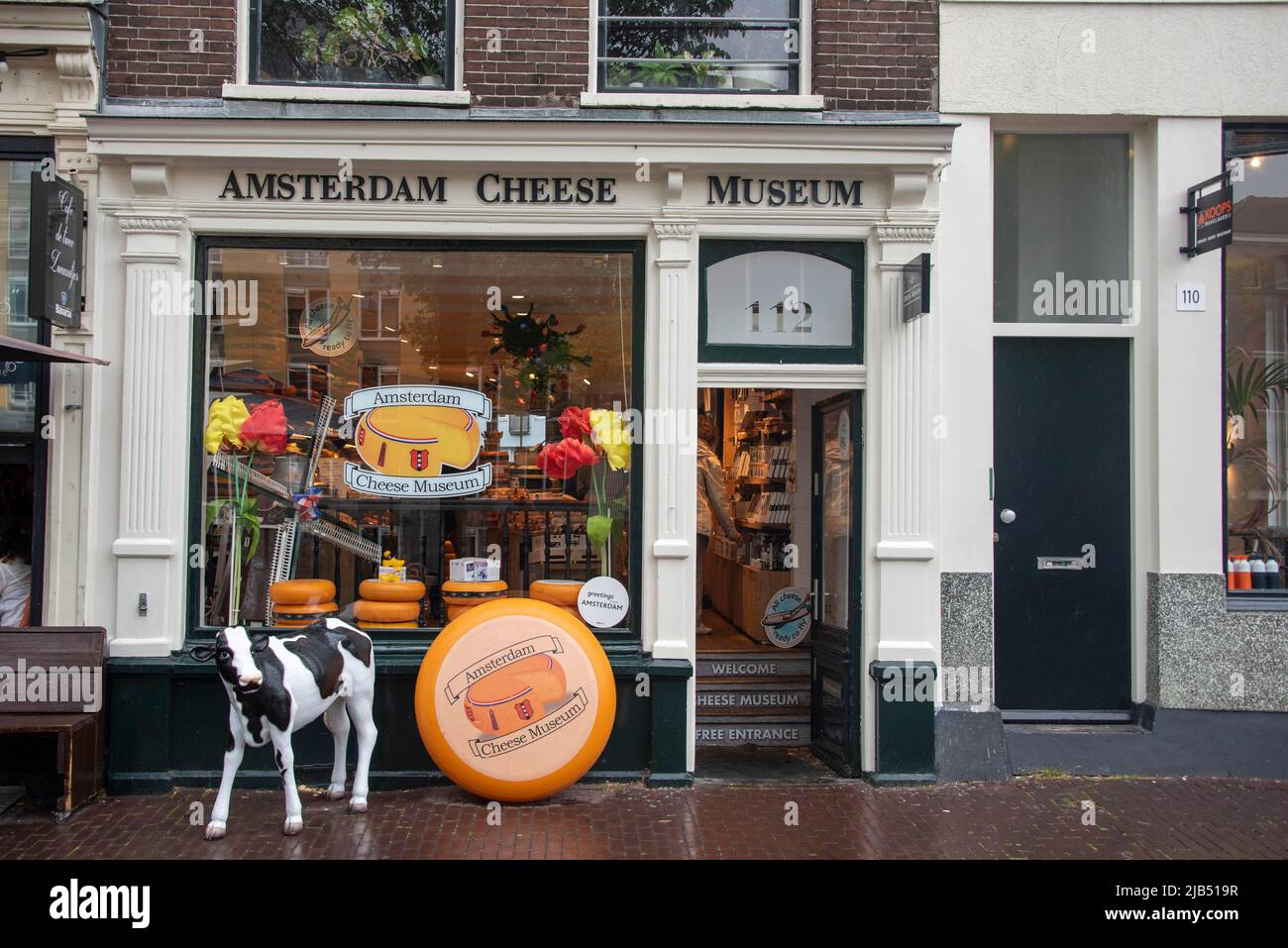 Amsterdam Cheese Museum in Prinsengracht, Amsterdam, Netherlands Stock ...