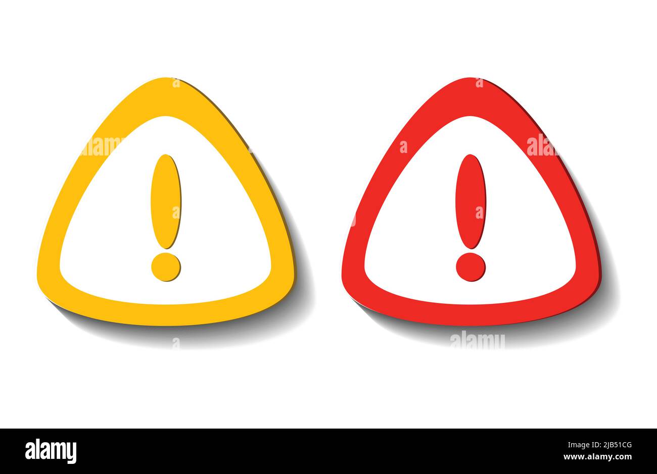 Exclamation mark symbol,Warning Dangerous icon on white transparent ...
