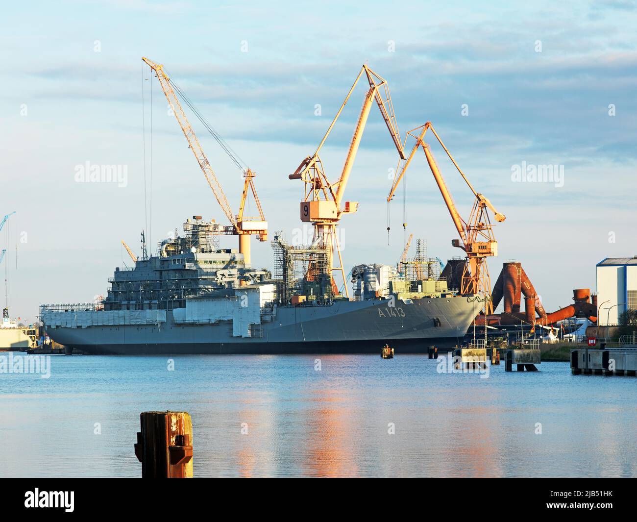 Warship, Einsatzgruppenversorger Bonn, Navy, German Armed Forces, SIAG ...