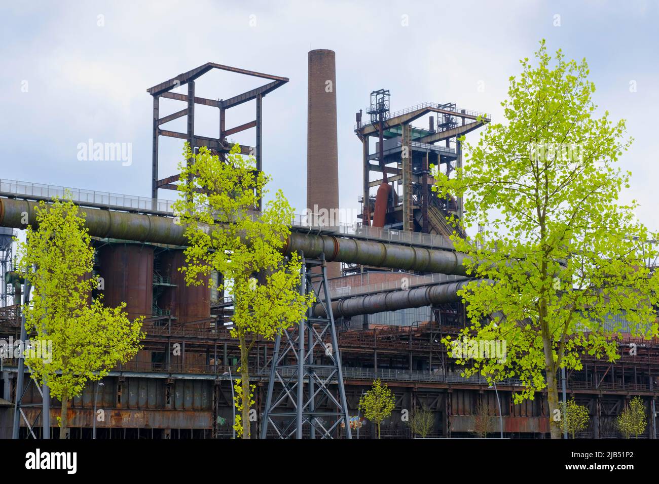 Historic blast furnace plant phoenix hi-res stock photography and ...