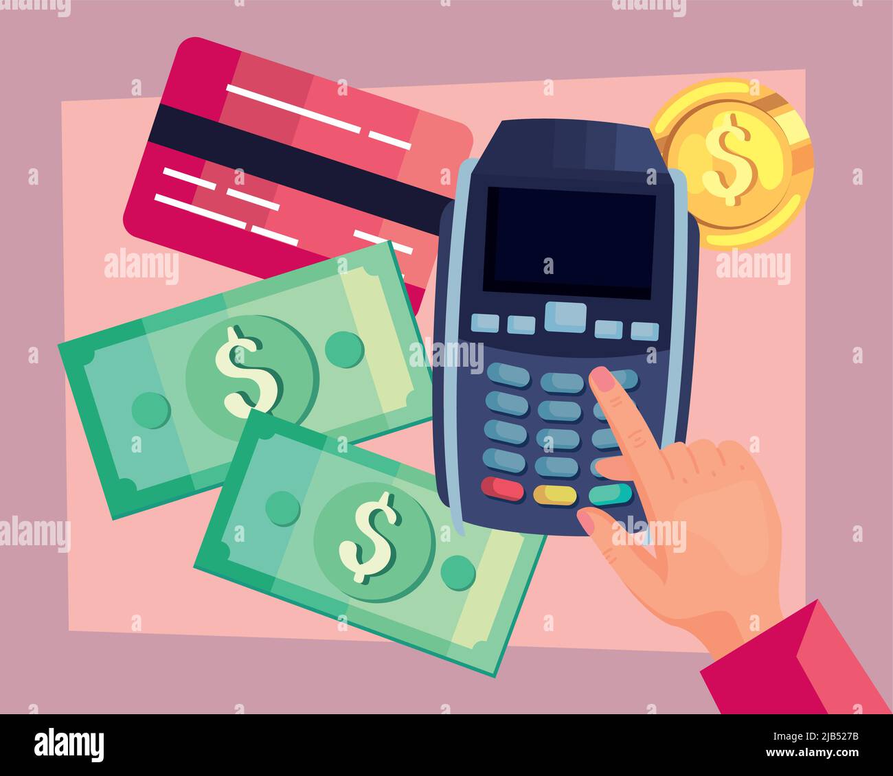 voucher machine with money Stock Vector Image & Art - Alamy