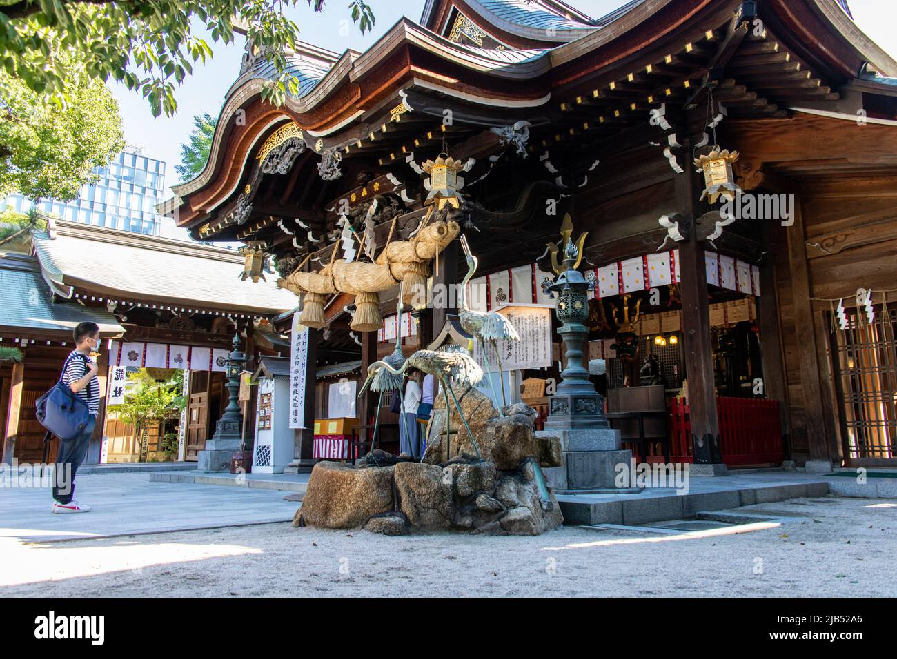 Main shrine of Kushida-jinja (Kushida Shrine), a Shinto shrine founded ...