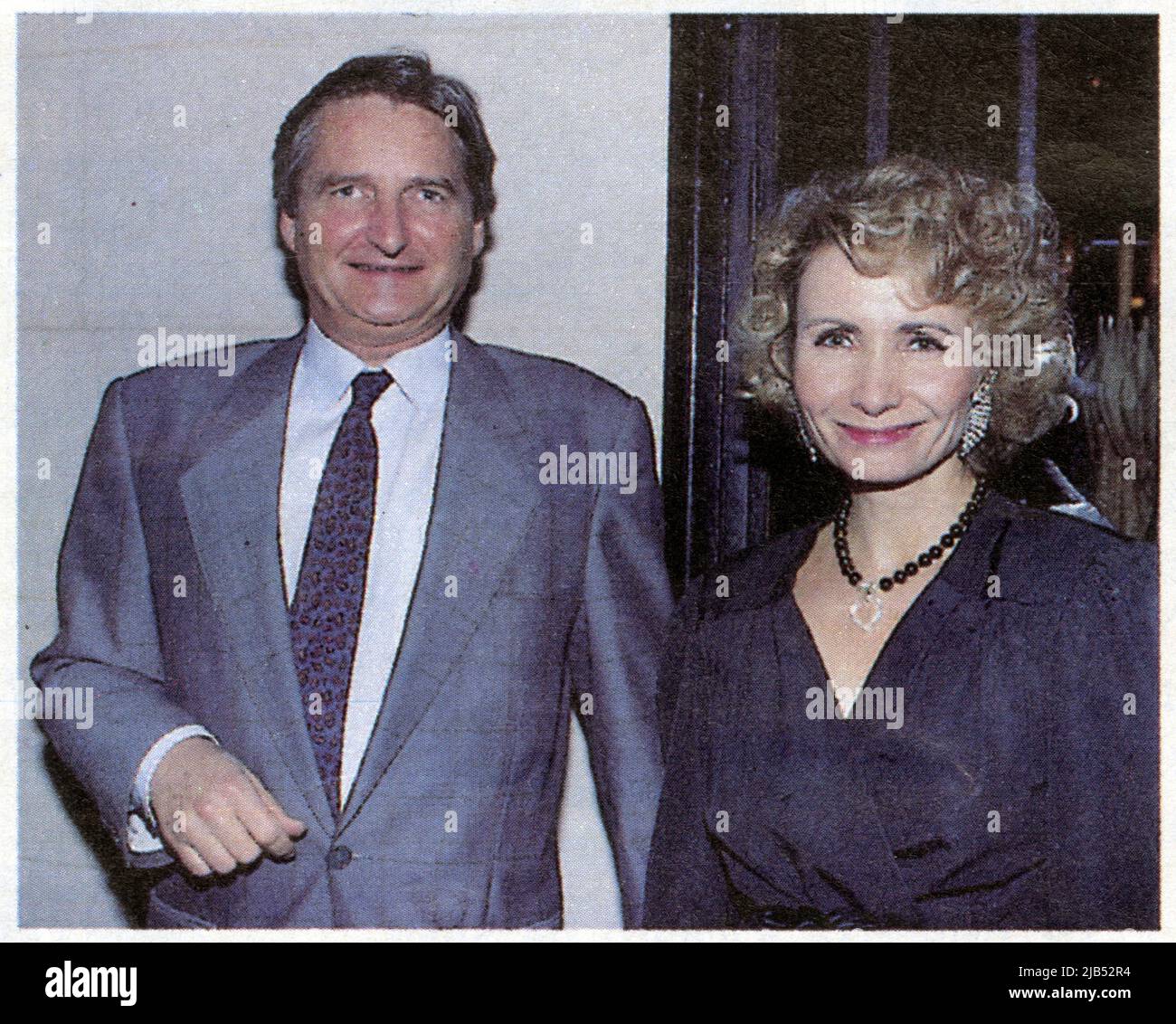 Le baron et la baronne Charles de la Beaume Stock Photo - Alamy