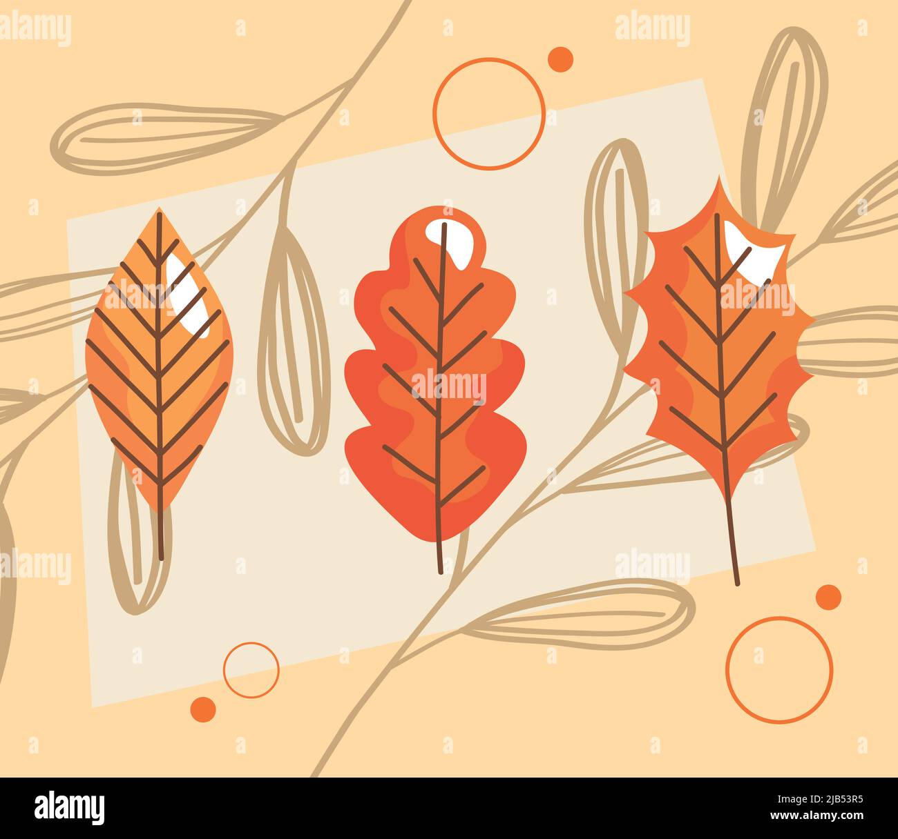 autumn season template Stock Vector Image & Art - Alamy