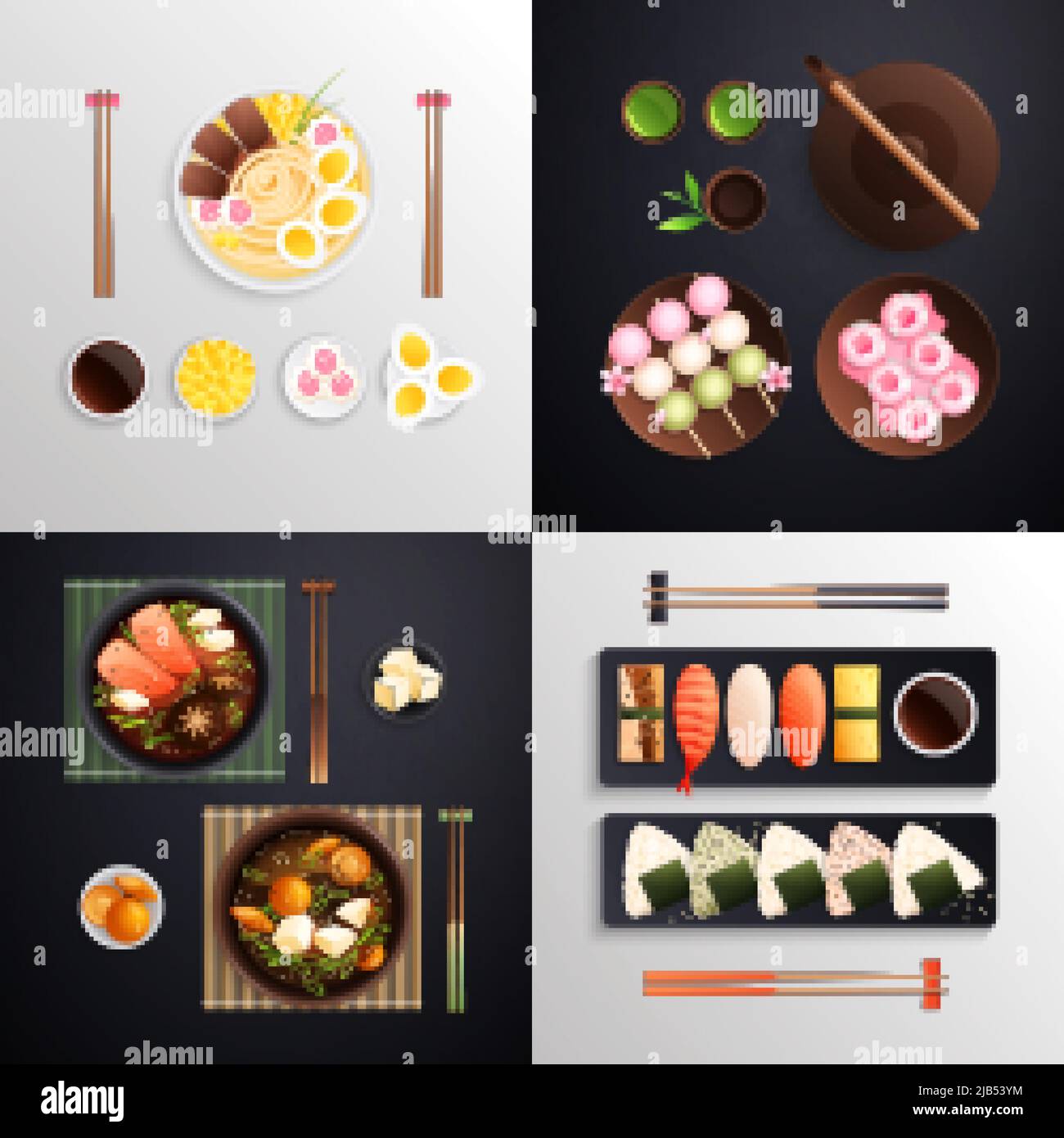 Served appetizer Stock Vector Images - Alamy