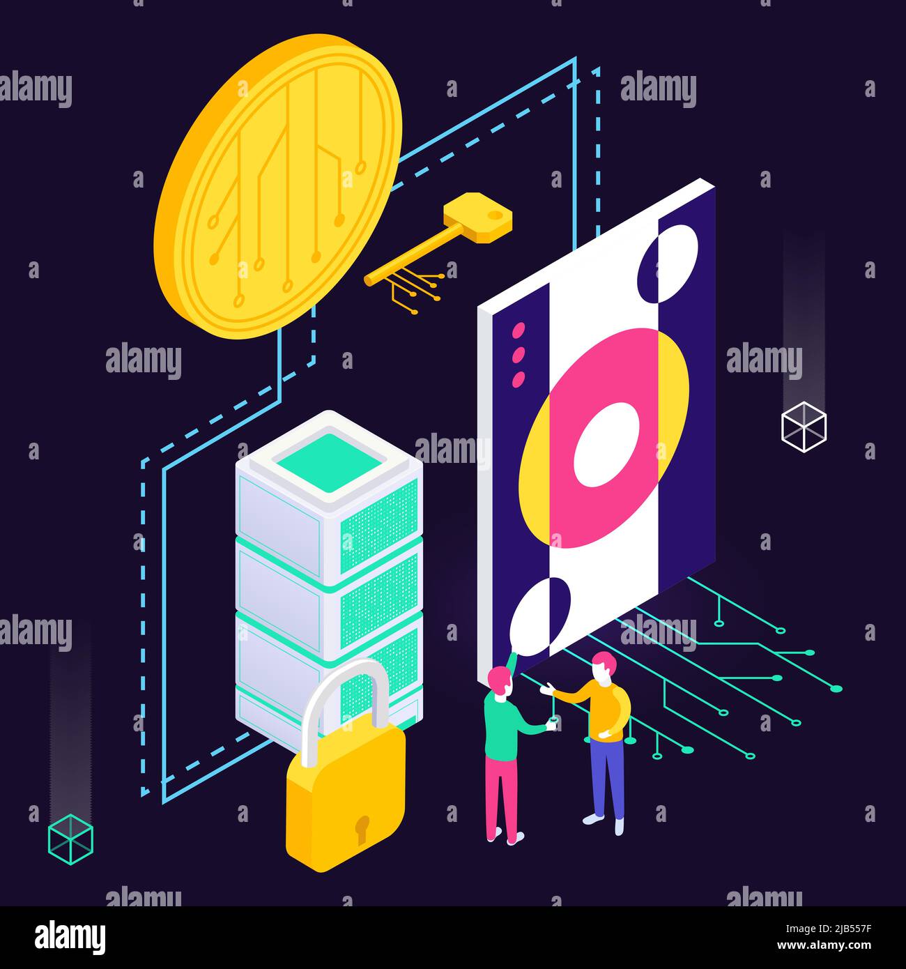 Nft art vector vectors hi-res stock photography and images - Alamy