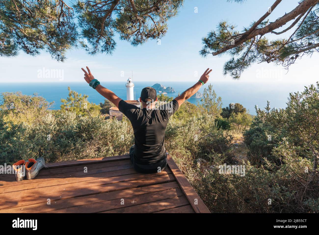Raised lighthouse hi-res stock photography and images - Alamy