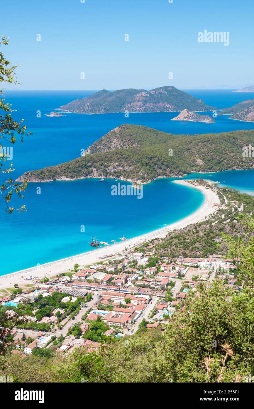 Panorama lagoon in oludeniz hi-res stock photography and images - Alamy