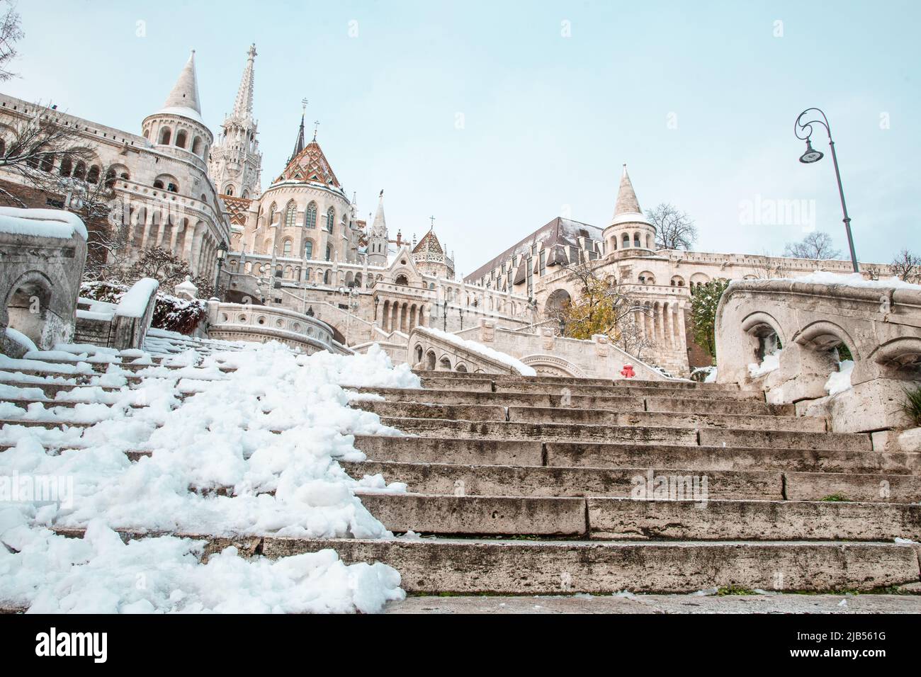 Budapest hungary snow castle hi-res stock photography and images - Alamy