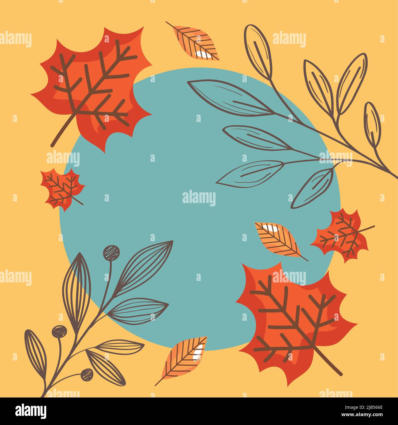 autumn season frame Stock Vector Image & Art - Alamy