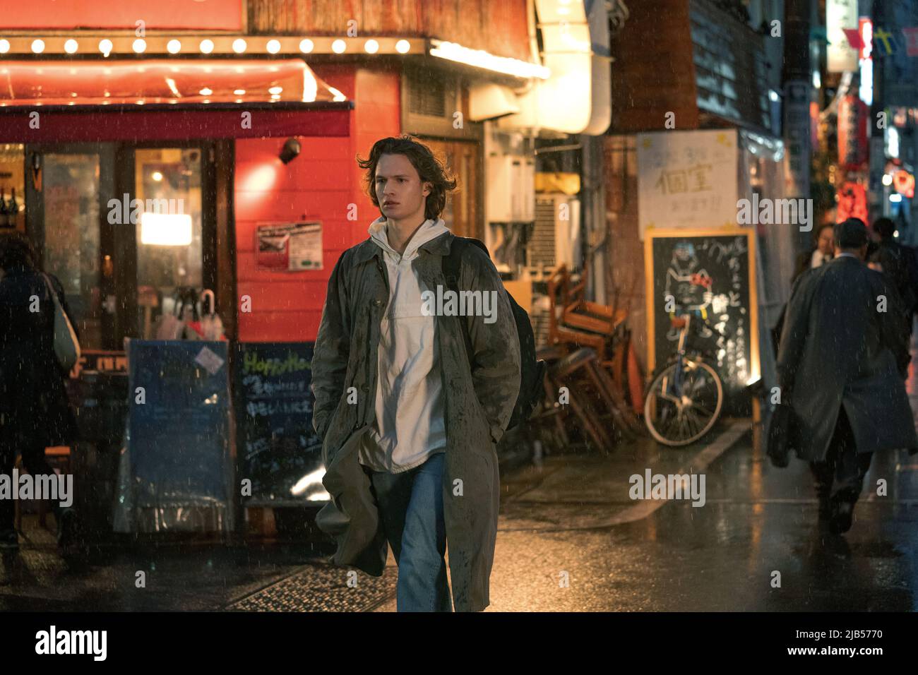 ANSEL ELGORT in TOKYO VICE (2022), directed by ALAN POUL, MICHAEL MANN ...