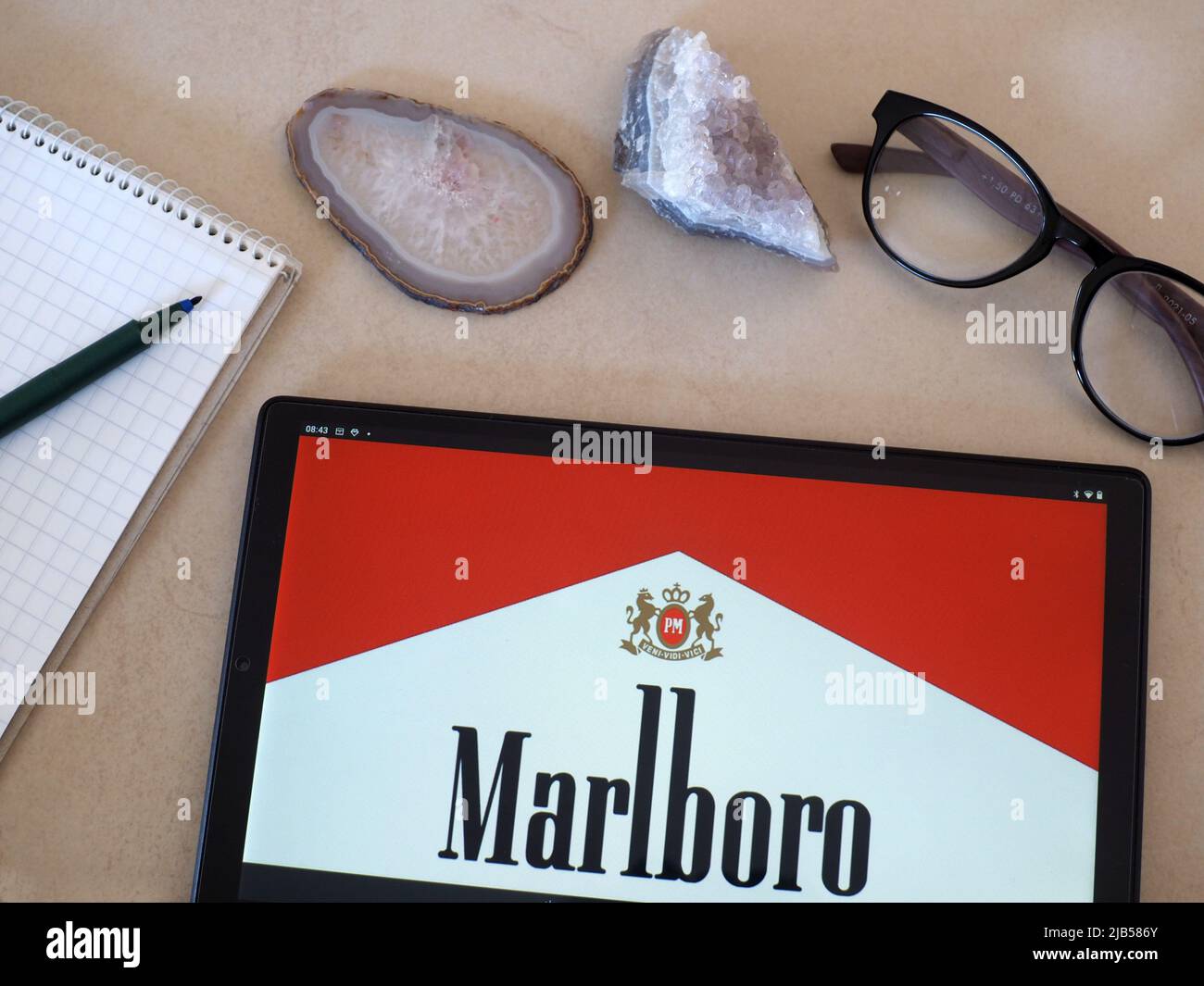 In this photo illustration Marlboro is an American brand of cigarettes ...
