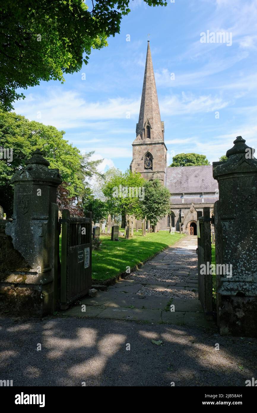 All Saints' Grindon Stock Photo - Alamy