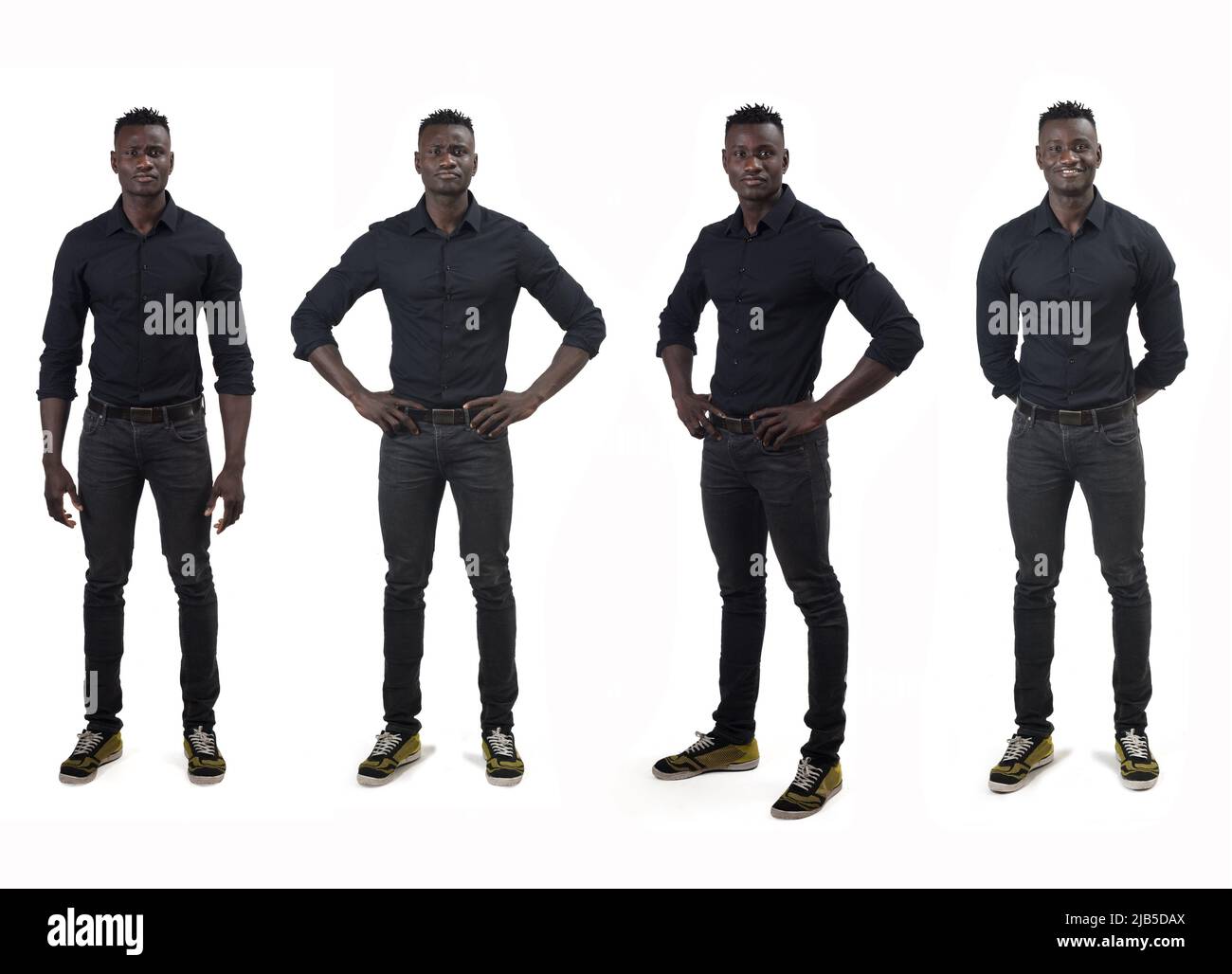 Full body side portrait handsome Cut Out Stock Images & Pictures - Alamy