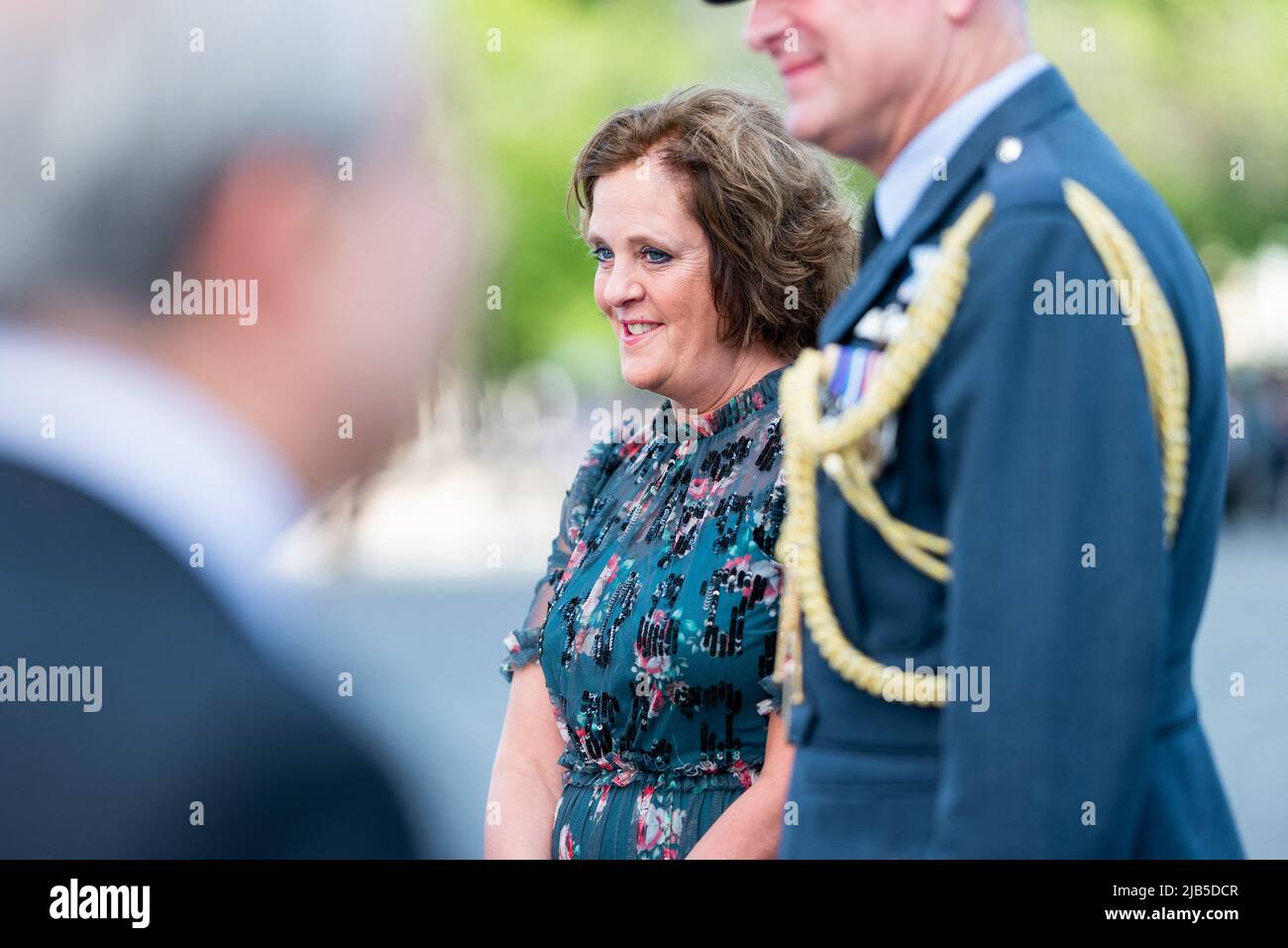British Ambassador to France Menna Rawlings and French President ...