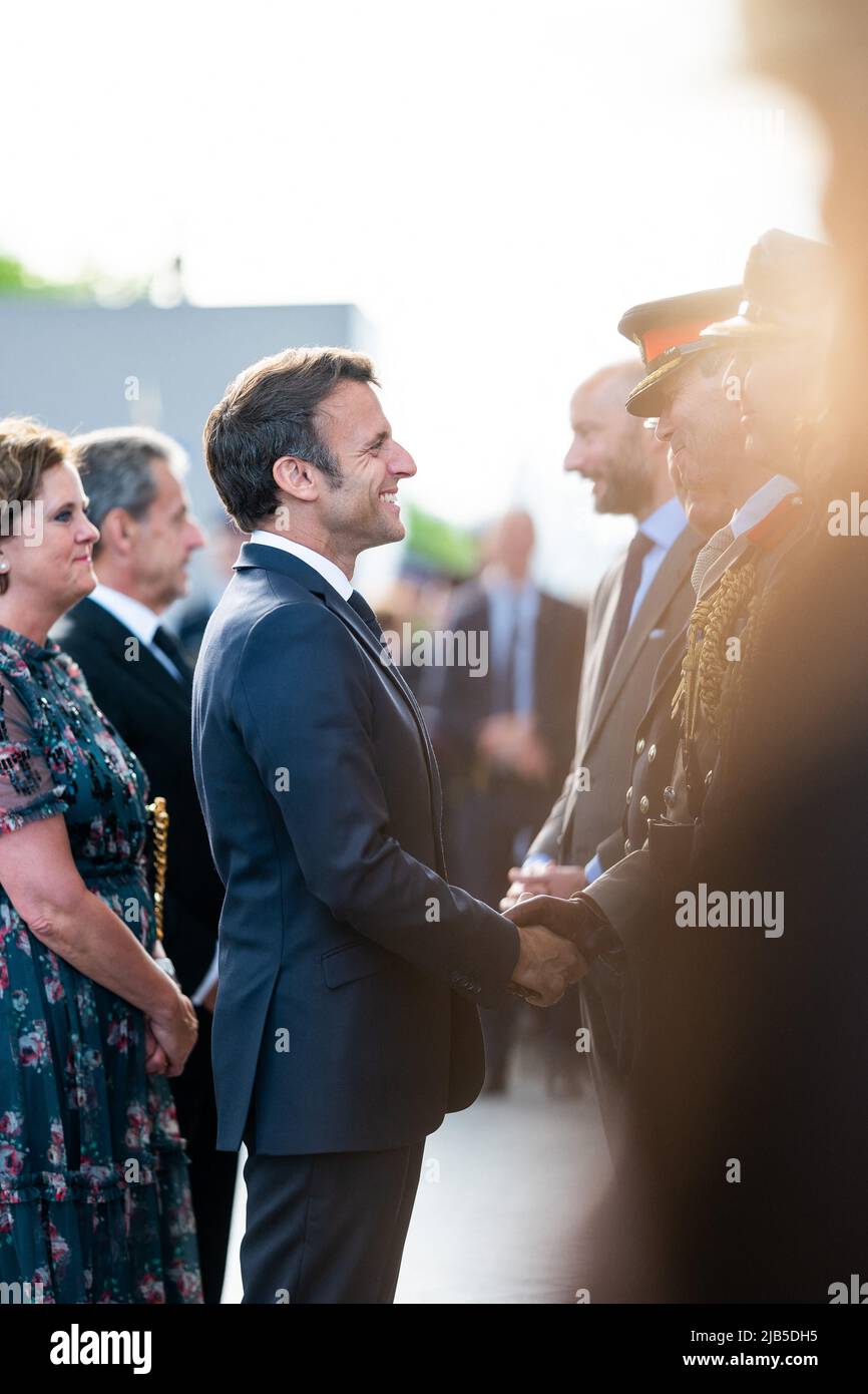 British Ambassador to France Menna Rawlings and French President ...