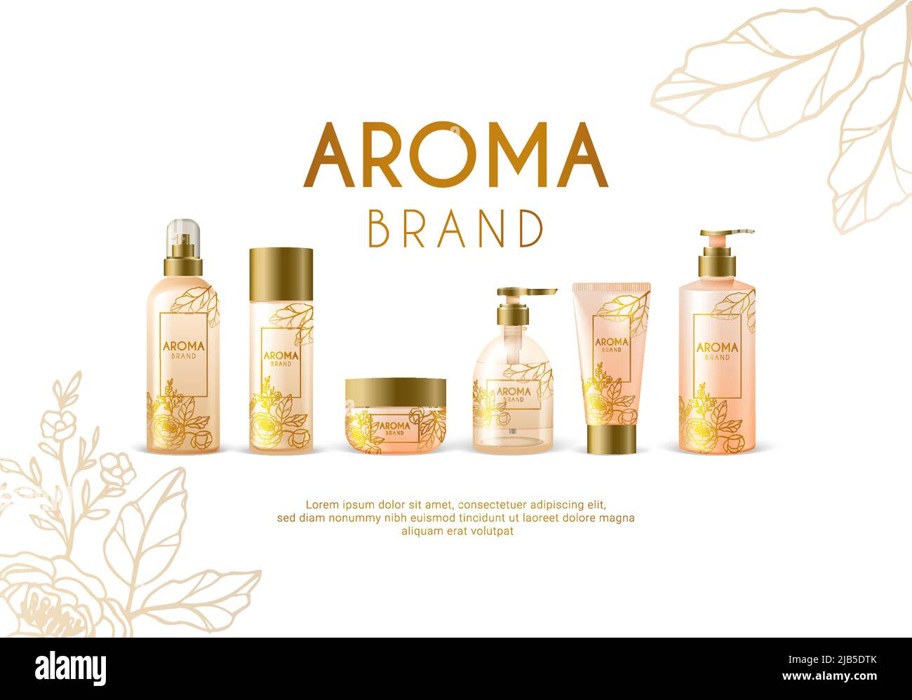 Cosmetics products new collection realistic advertising with cream jar ...