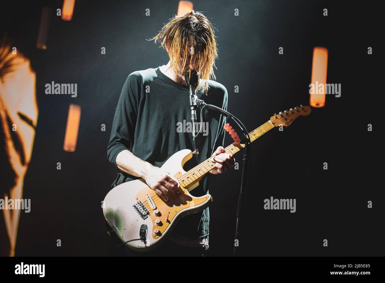 ZURICH, HALLENSTADION, OCTOBER 5TH 2016: Josh Klinghoffer, guitarist of ...