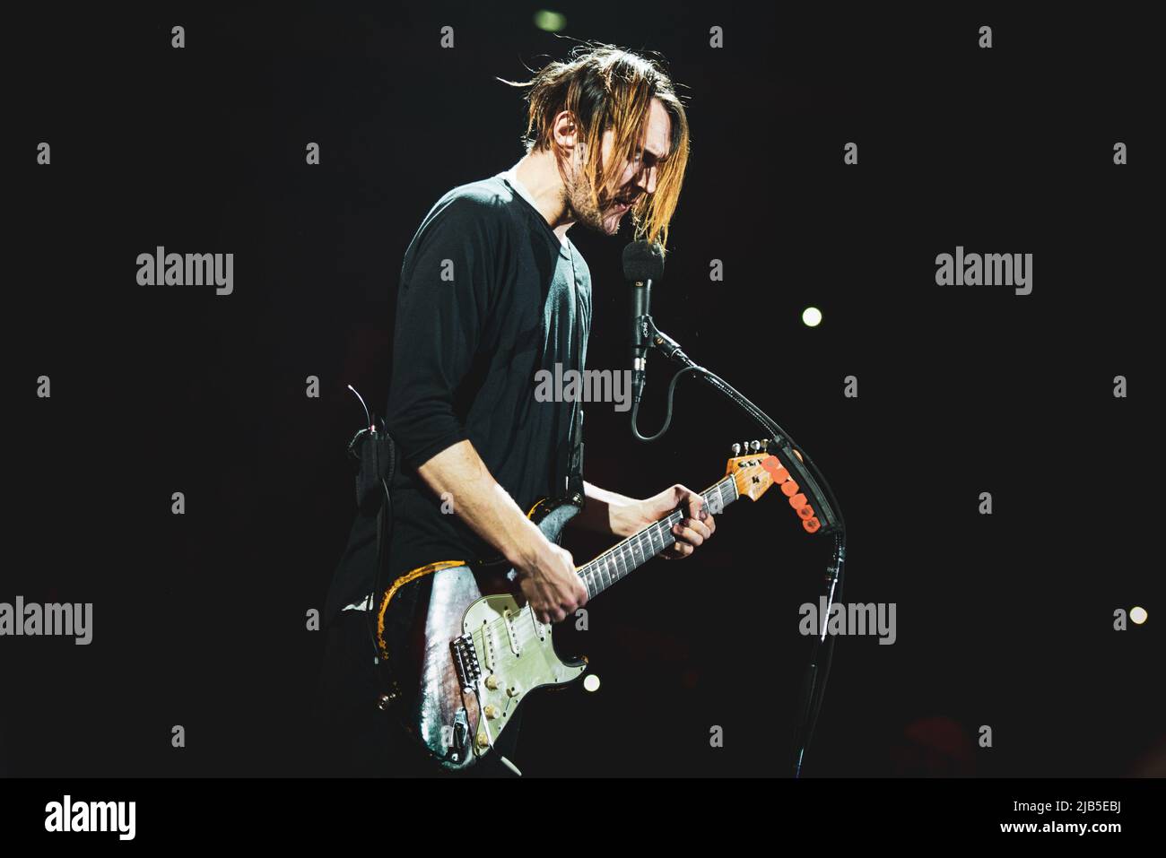 ZURICH, HALLENSTADION, OCTOBER 5TH 2016: Josh Klinghoffer, guitarist of ...