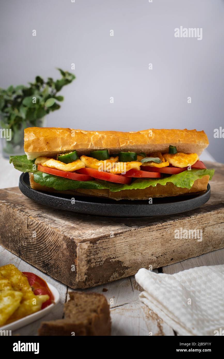 Traditional cyprus halloumi cheese hi-res stock photography and images ...